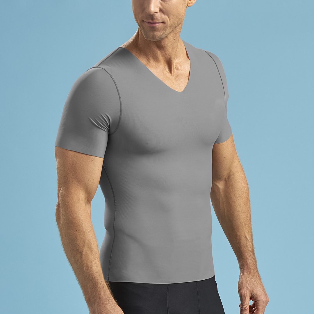 ME-1001 | Short Sleeve Compression V-Neck - The Marena Group, LLC